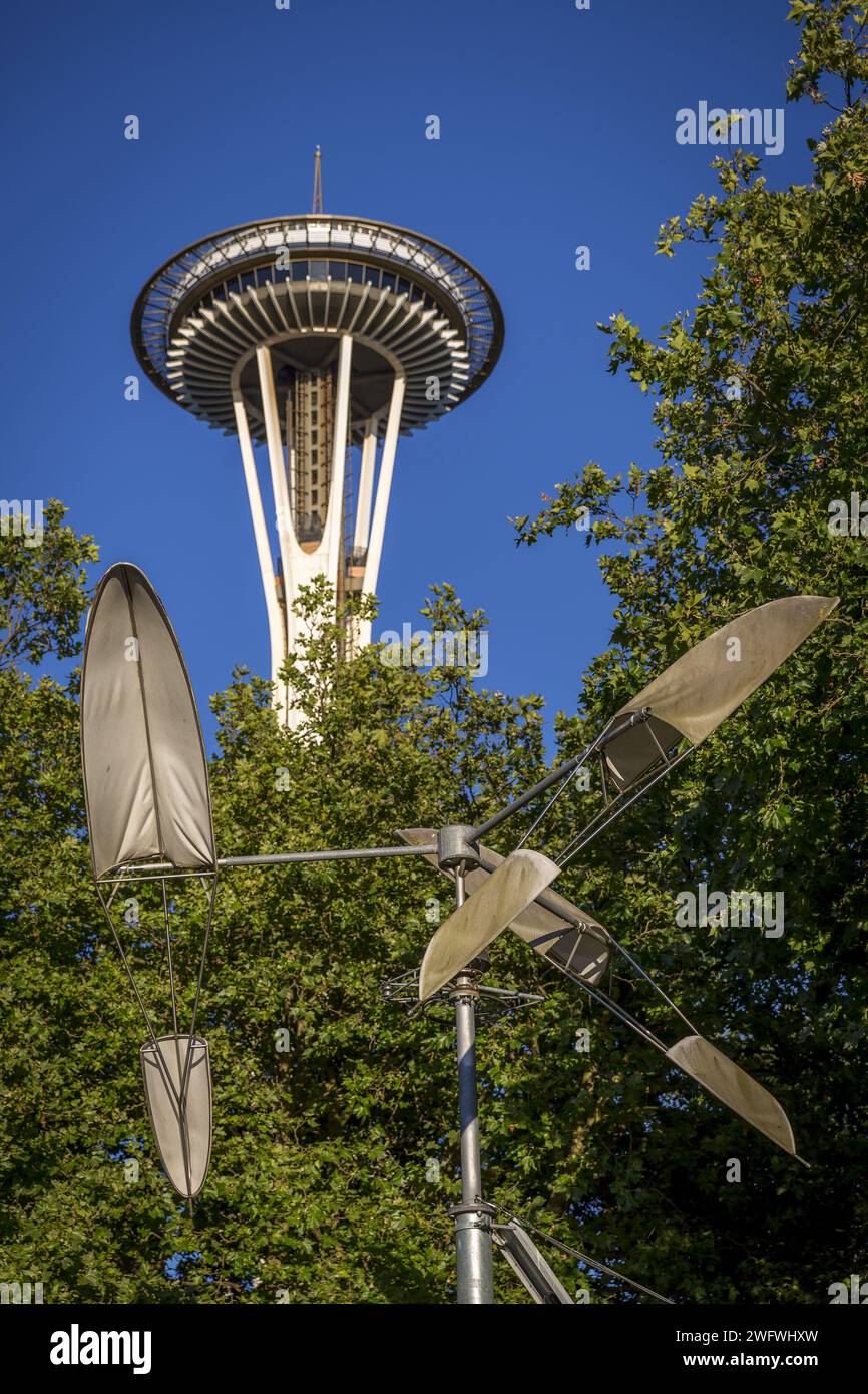 SEATTLE, WA - JULY 28, 2017: Built for the 1962 World’s Fair, Seattle’s ...