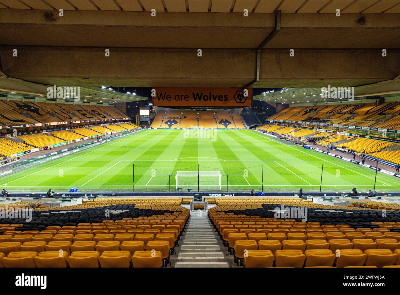 1st February 2024; Molineux Stadium, Wolverhampton, West Midlands ...