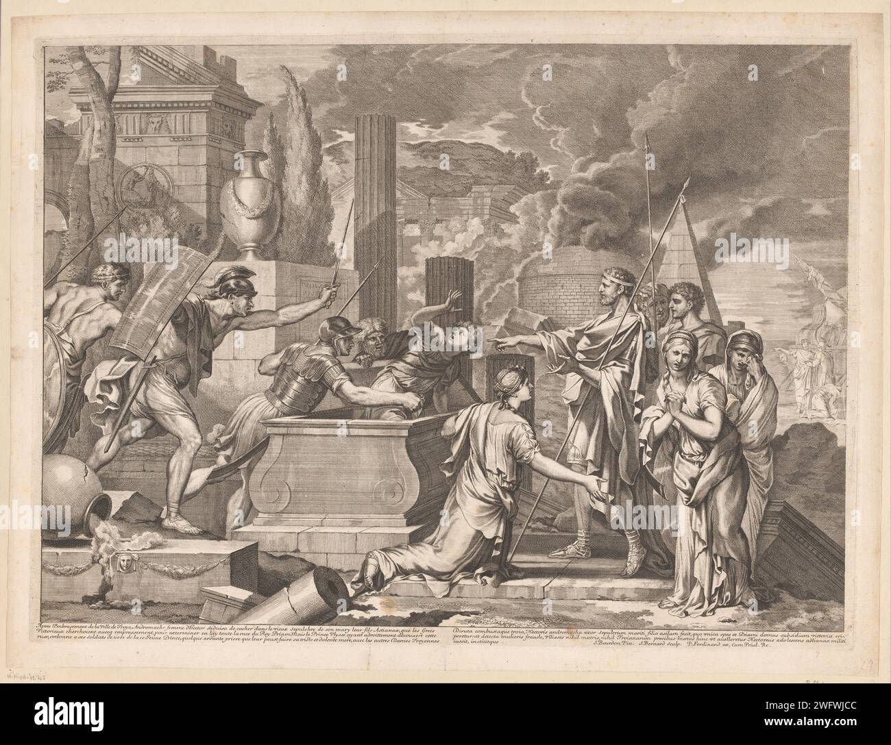 Astyanax discovered by Odysseus, Samuel Bernard, After Sébastien ...