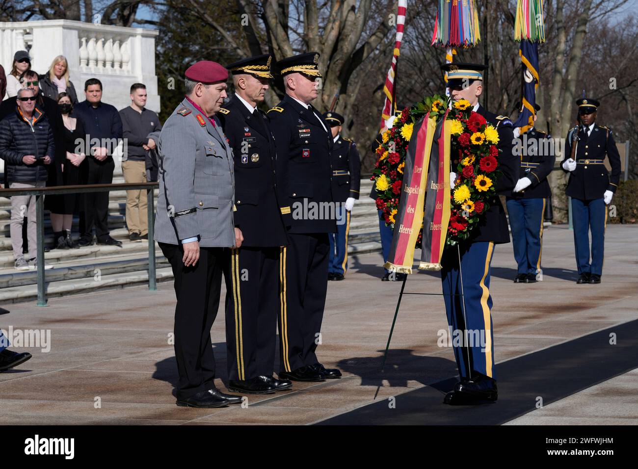 German Army Chief of Staff Lt. Gen. Alfons Mais, from left, Army Chief ...