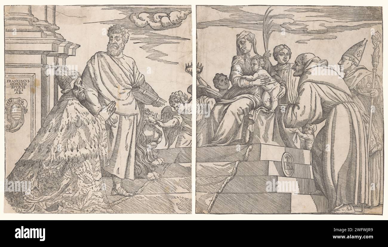 Flood, nicolò boldrini (attributed to), after titian, c. 1540 print Men ...