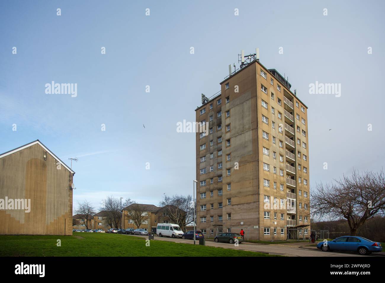 1st February 2024, Mainway Lancaster, United Kingdom, Work has started ...