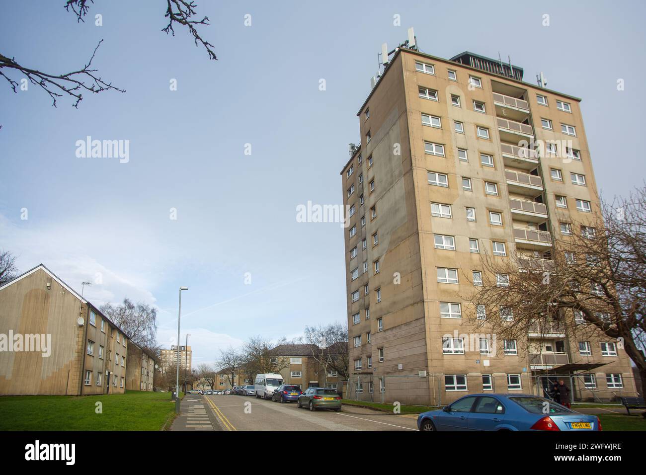 1st February 2024, Mainway Lancaster, United Kingdom, Work has started ...