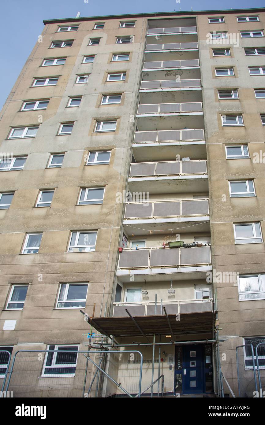 1st February 2024, Mainway Lancaster, United Kingdom, Work has started ...