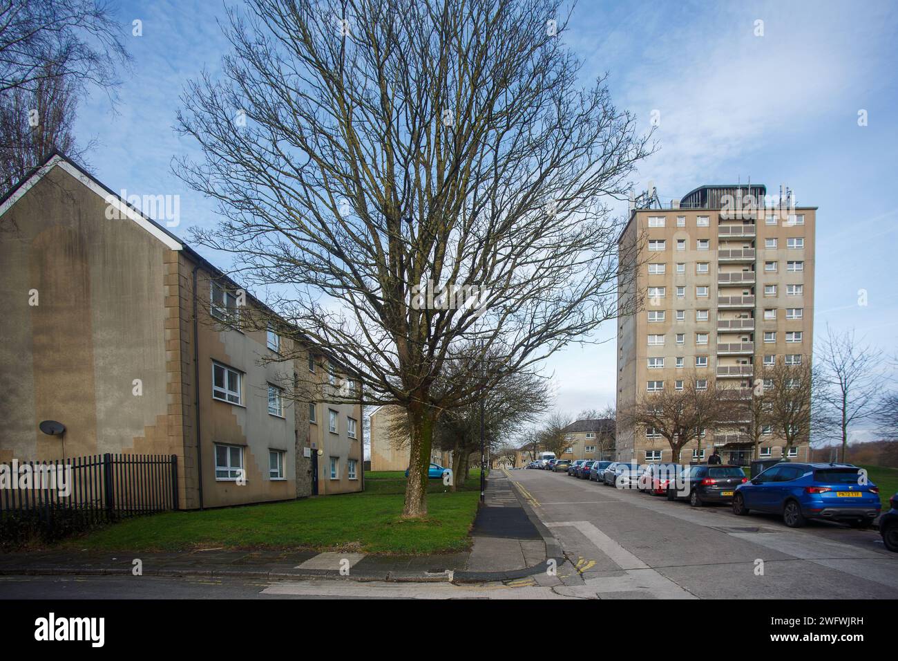 1st February 2024, Mainway Lancaster, United Kingdom, Work has started ...