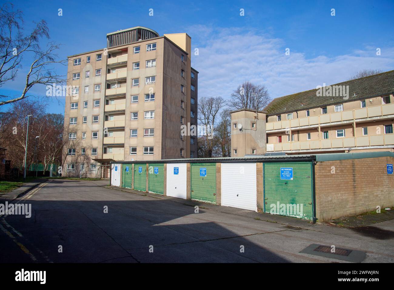 1st February 2024, Mainway Lancaster, United Kingdom, Work has started ...