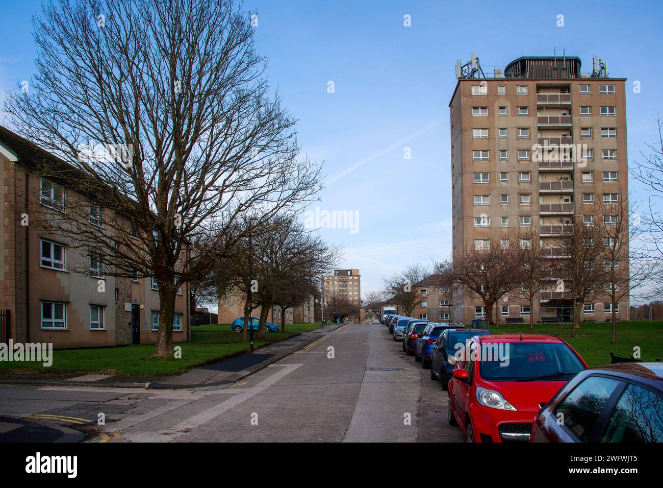 1st February 2024, Mainway Lancaster, United Kingdom, Work has started ...