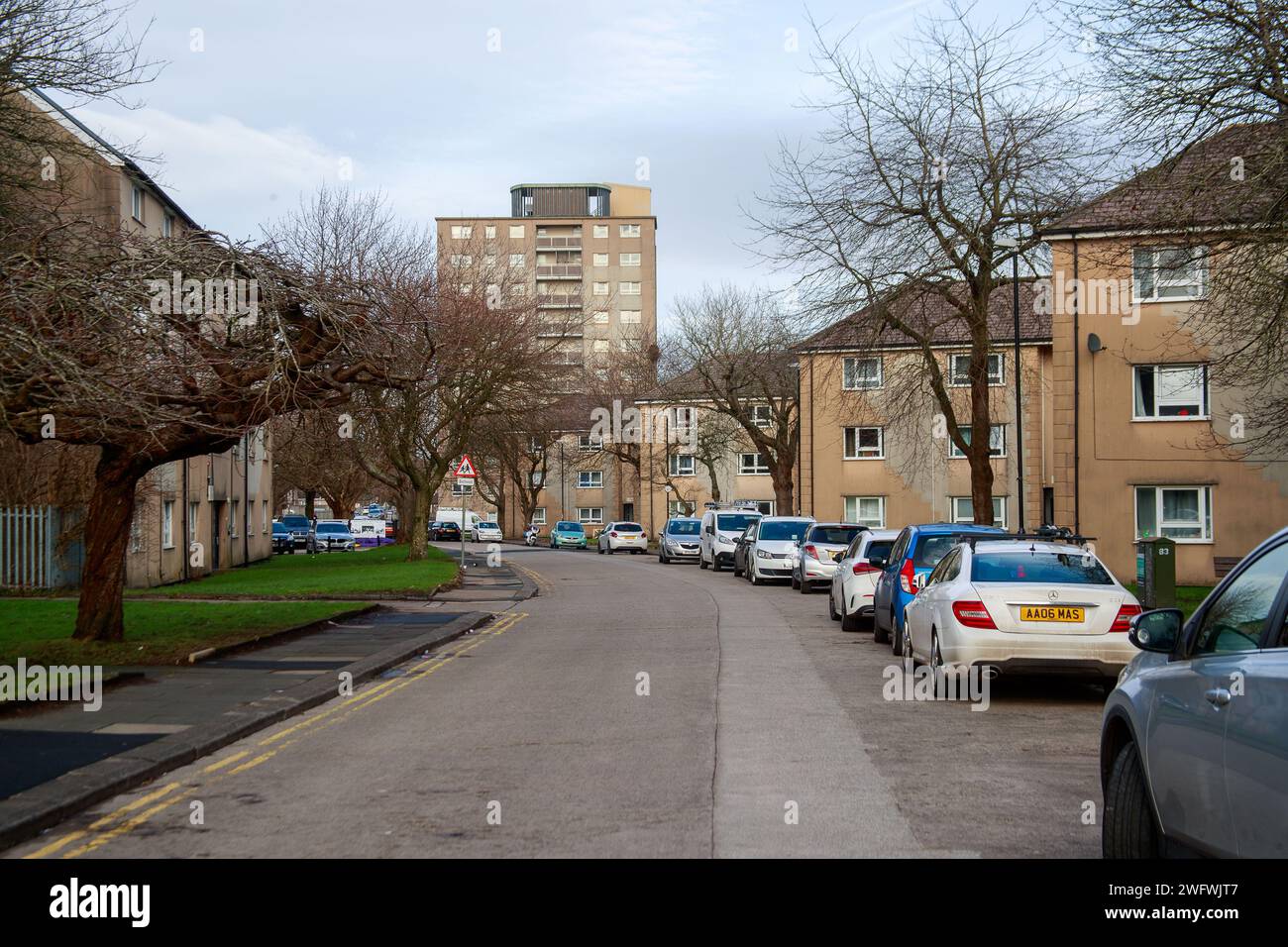 1st February 2024, Mainway Lancaster, United Kingdom, Work has started ...