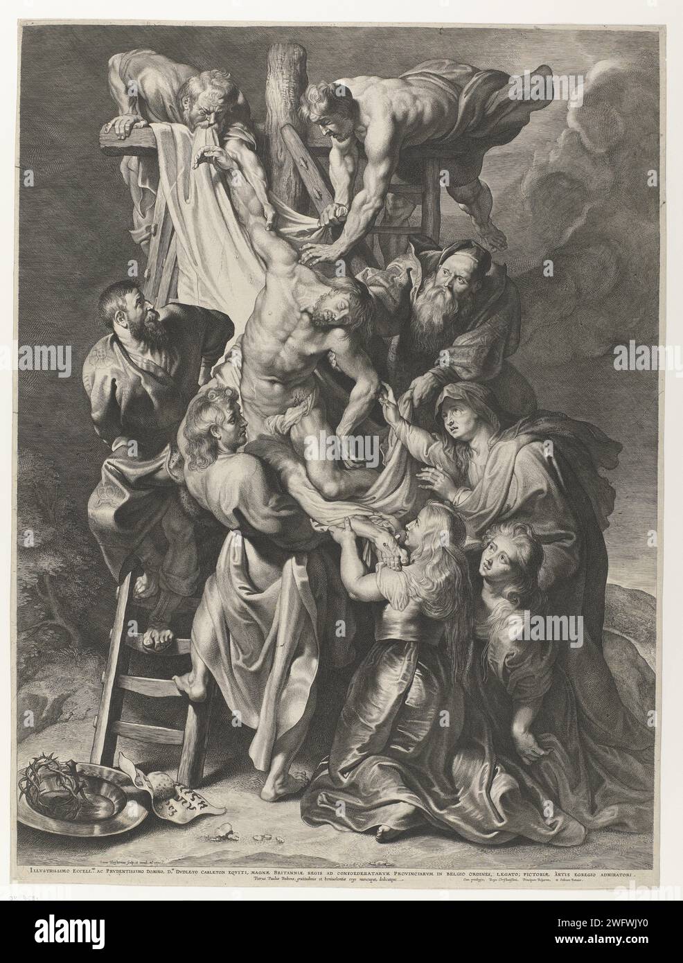 Christ on the cross after rubens hi-res stock photography and images - Alamy