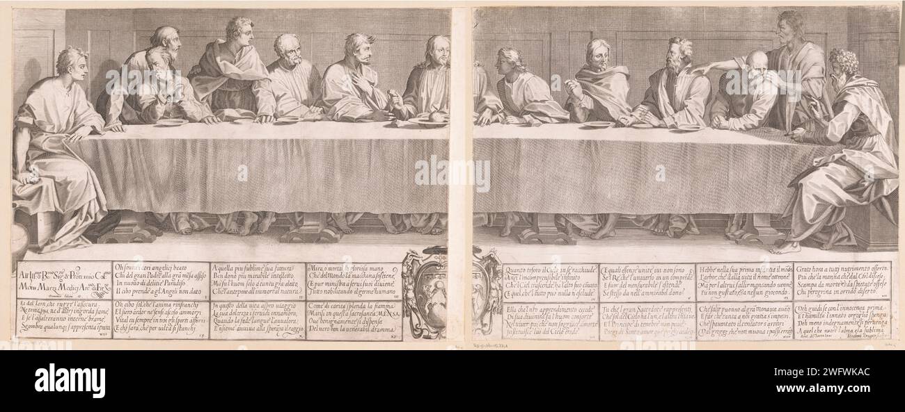 Text for the last supper hi-res stock photography and images - Alamy