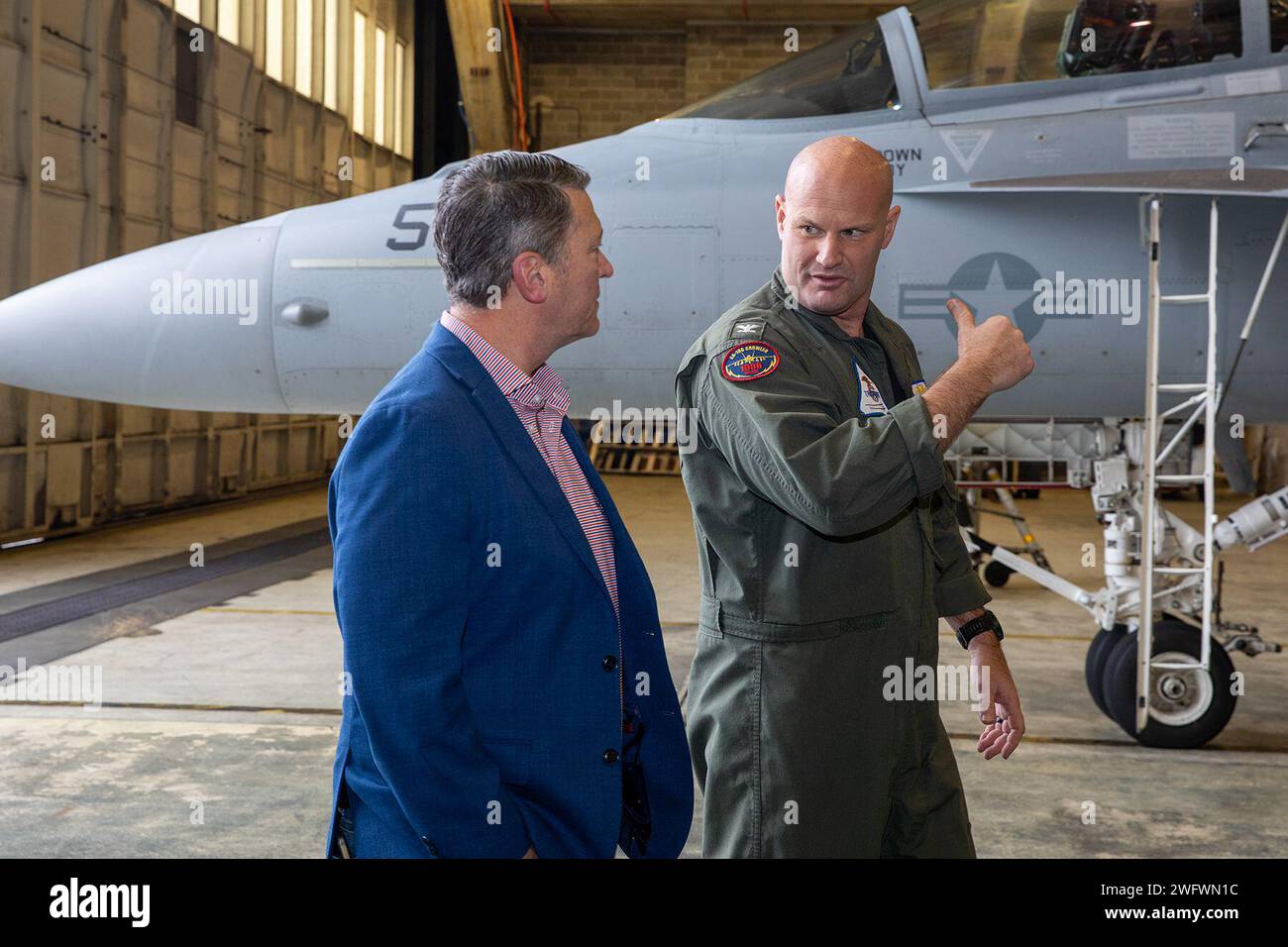 Pensacola, Fla. -- Training Air Wing Six Commodore Capt. Doug White ...