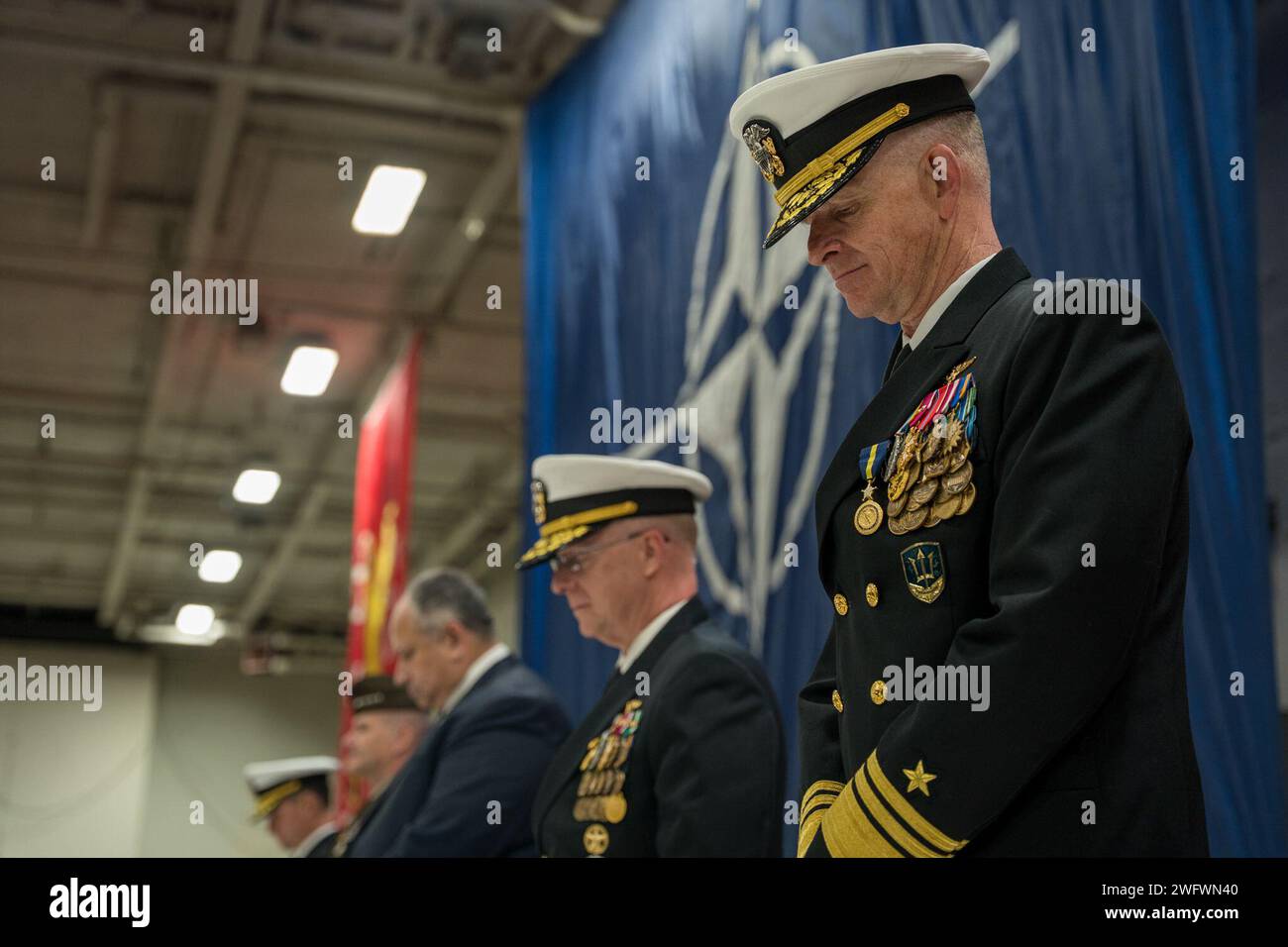 The official party for the Joint Force Command Norfolk, U.S. 2nd Fleet ...