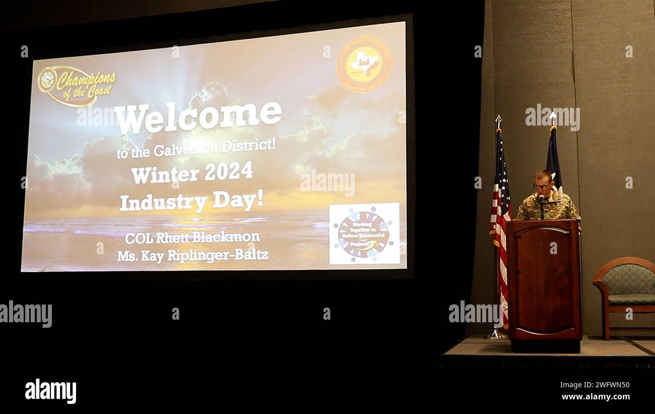 Col. Rhett Blackmon, U.S. Army Corps of Engineers (USACE), Galveston ...