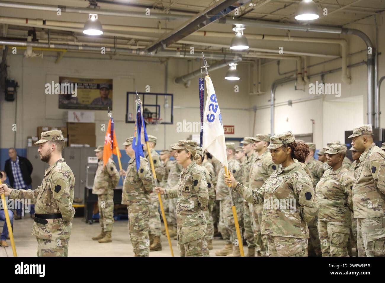 U.S. Army Command Sgt. Maj. Guy Miller, senior noncommissioned officer ...