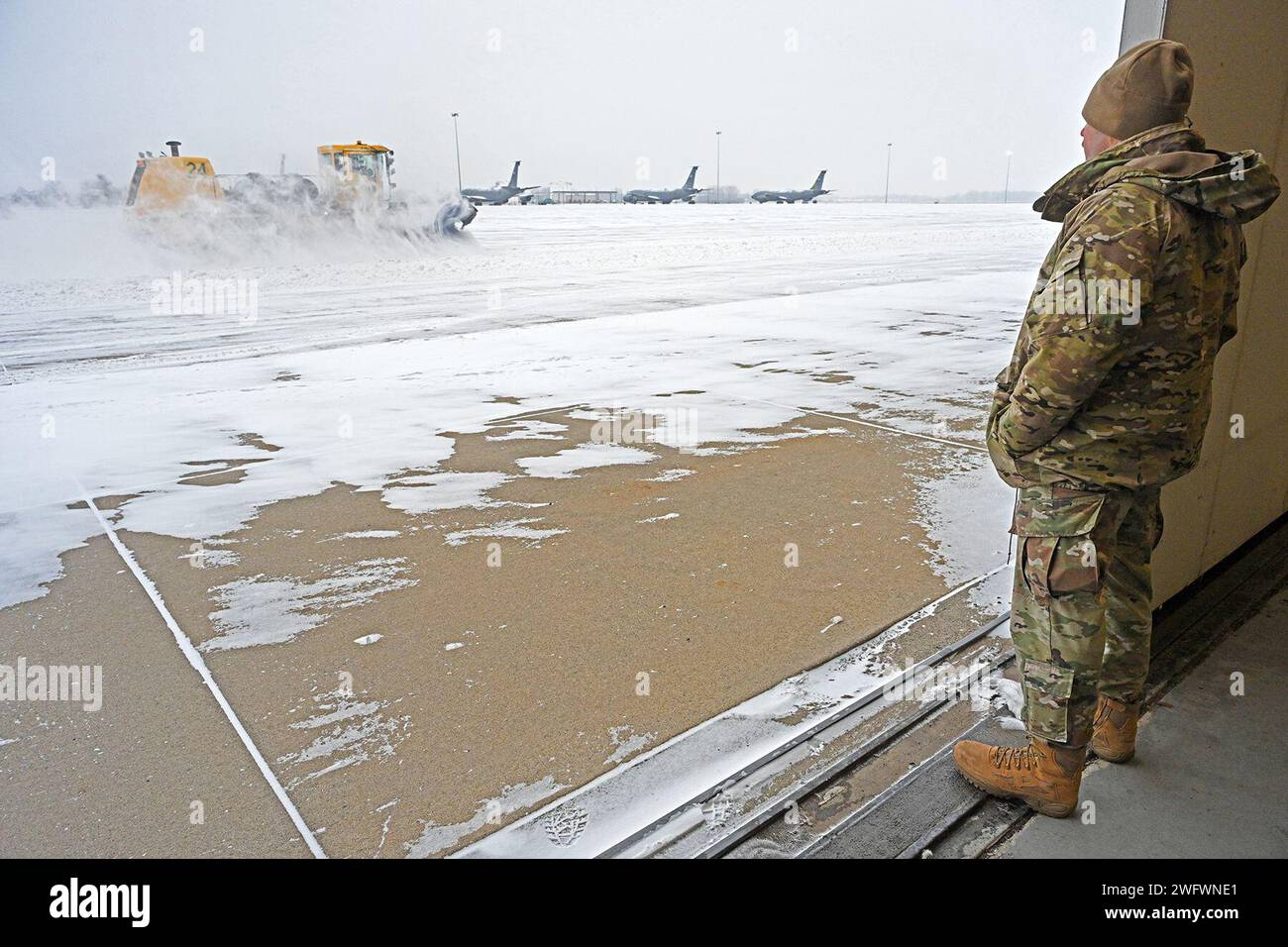 Tech. Sgt. Ryan Culp, ramp supervisor with the 127th Logistics ...