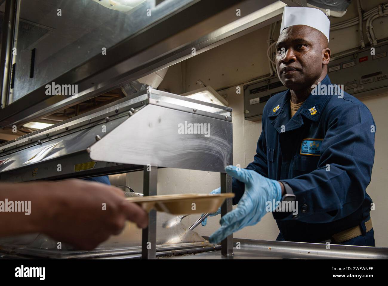 PACIFIC OCEAN (Jan. 11, 2024) U.S. Navy Command Master Chief Oneil ...