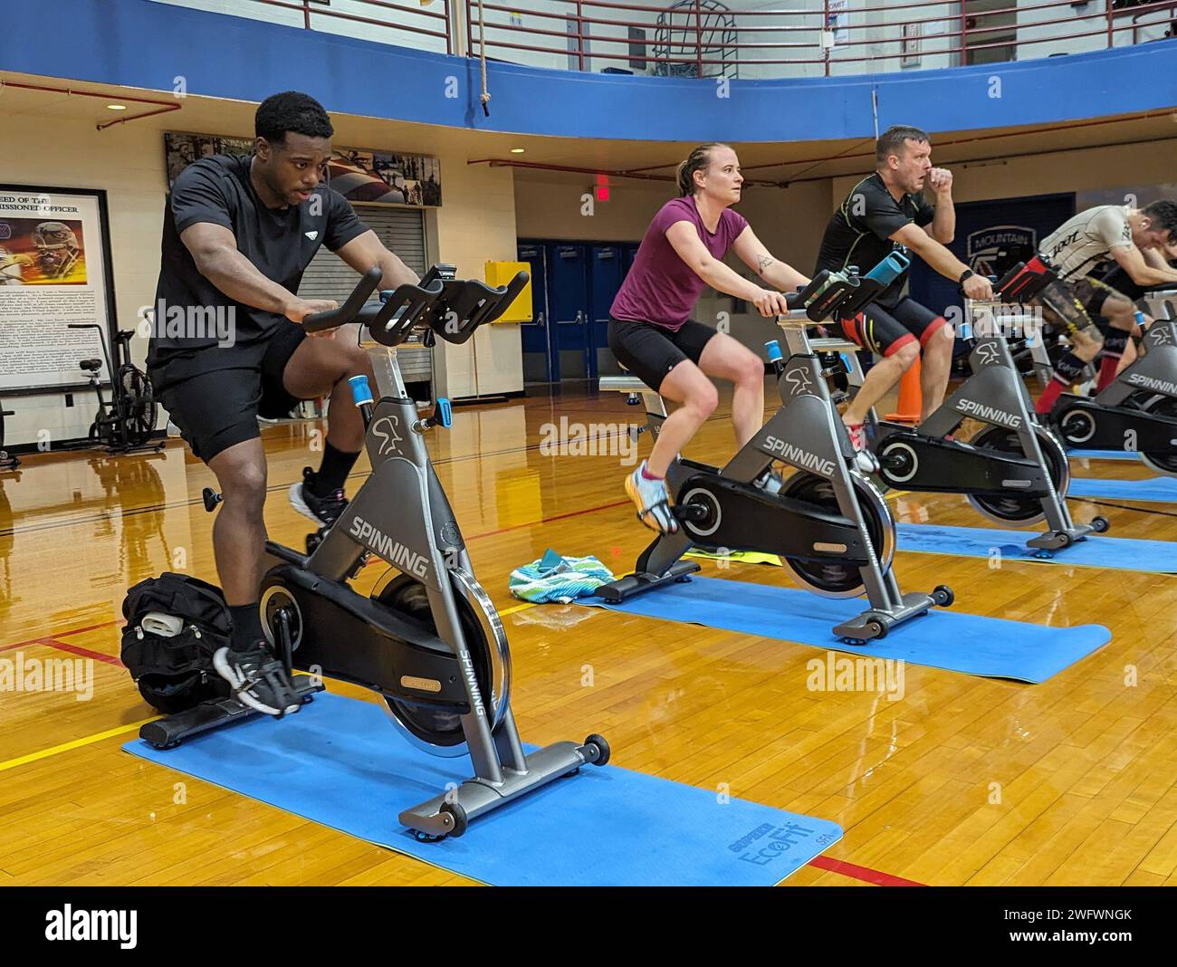 Several Fort Drum community members swam, bicycled and ran at Magrath ...