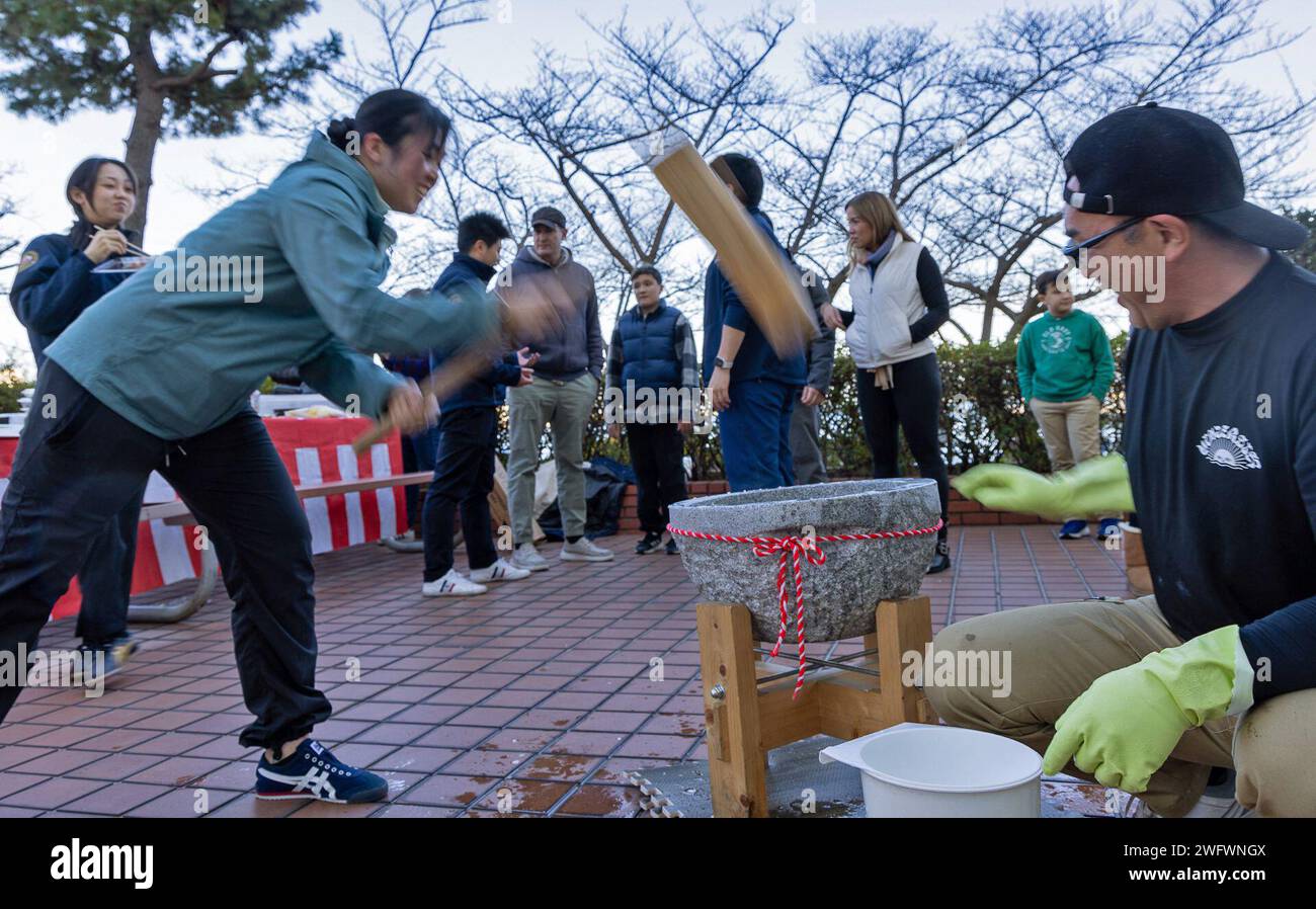 YOKOSUKA, Japan (Jan. 12, 2024) Japanese Fellows from United States ...