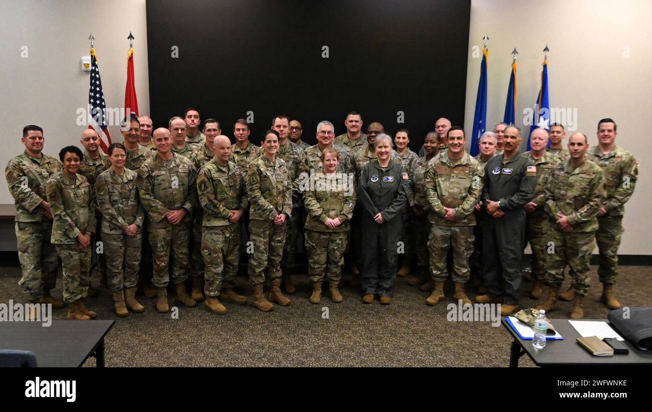 U.S. Air National Guard, ANG, senior leaders in a group photo at the ...