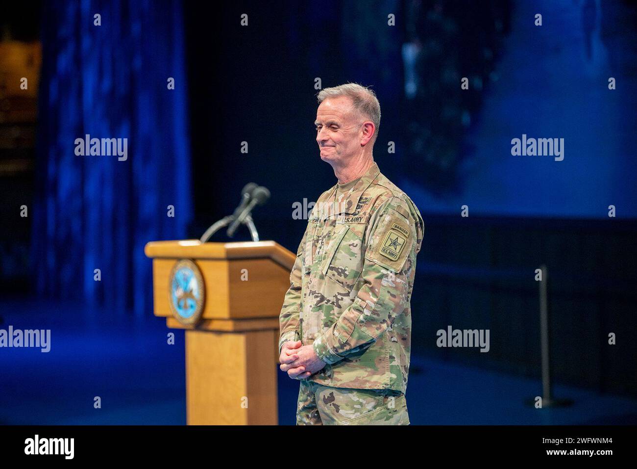 Director of the U.S. Army Staff Lt. Gen. Walter E. Piatt addresses the ...