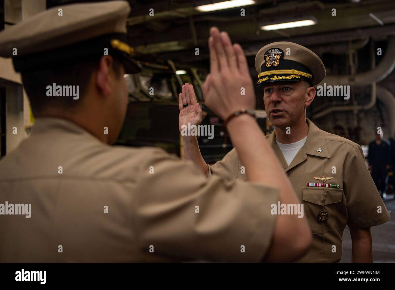 SAN DIEGO (Jan. 3, 2024) – Capt. Brian Holmes, commanding officer of ...
