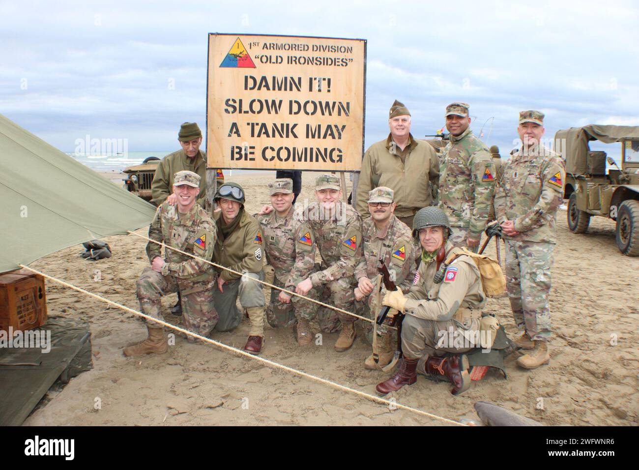 Col. Dwight D. Domengeaux, and Command Sgt. Maj. Jesus H. Peńa, command ...