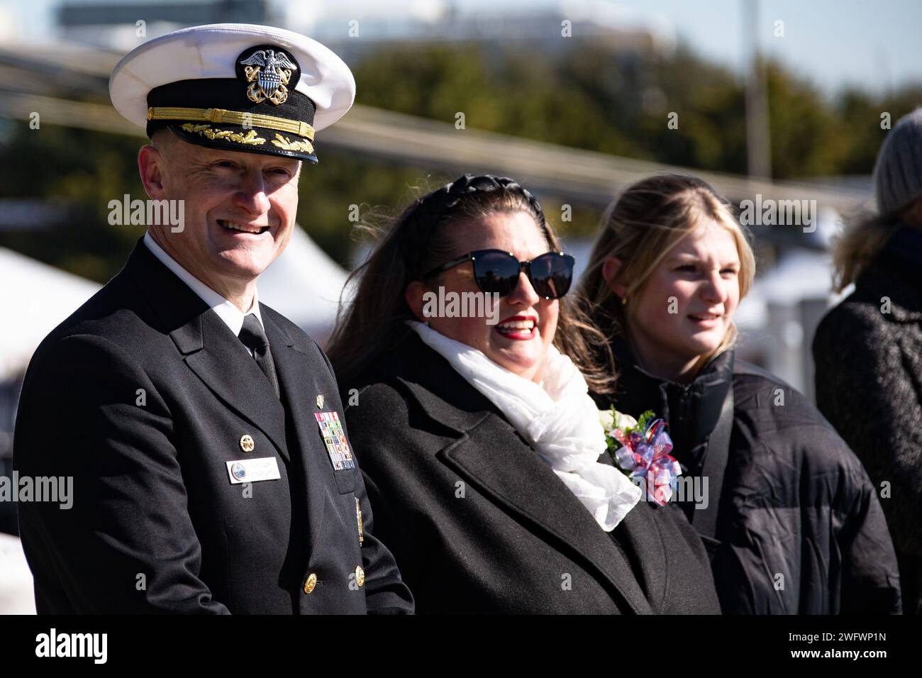 Capt. Rick Burgess, commanding officer of USS Gerald R. Ford (CVN 78 ...