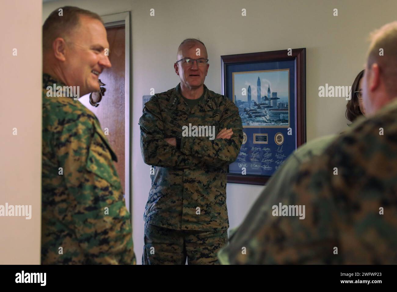 U.S. Marine Corps Lt. Gen. Gregg Olson, director, Marine Corps Staff ...