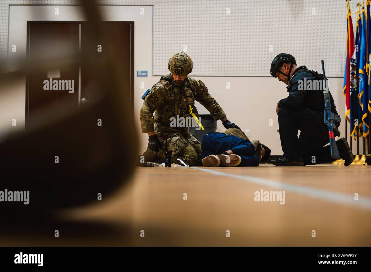 U.S. Air Force Tech Sgt. Jacob Sime (left) 56th Security Forces ...