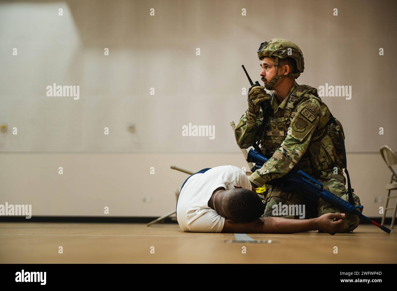 U.S. Air Force Tech Sgt. Medlin Wesley, 944th Security Forces Squadron ...
