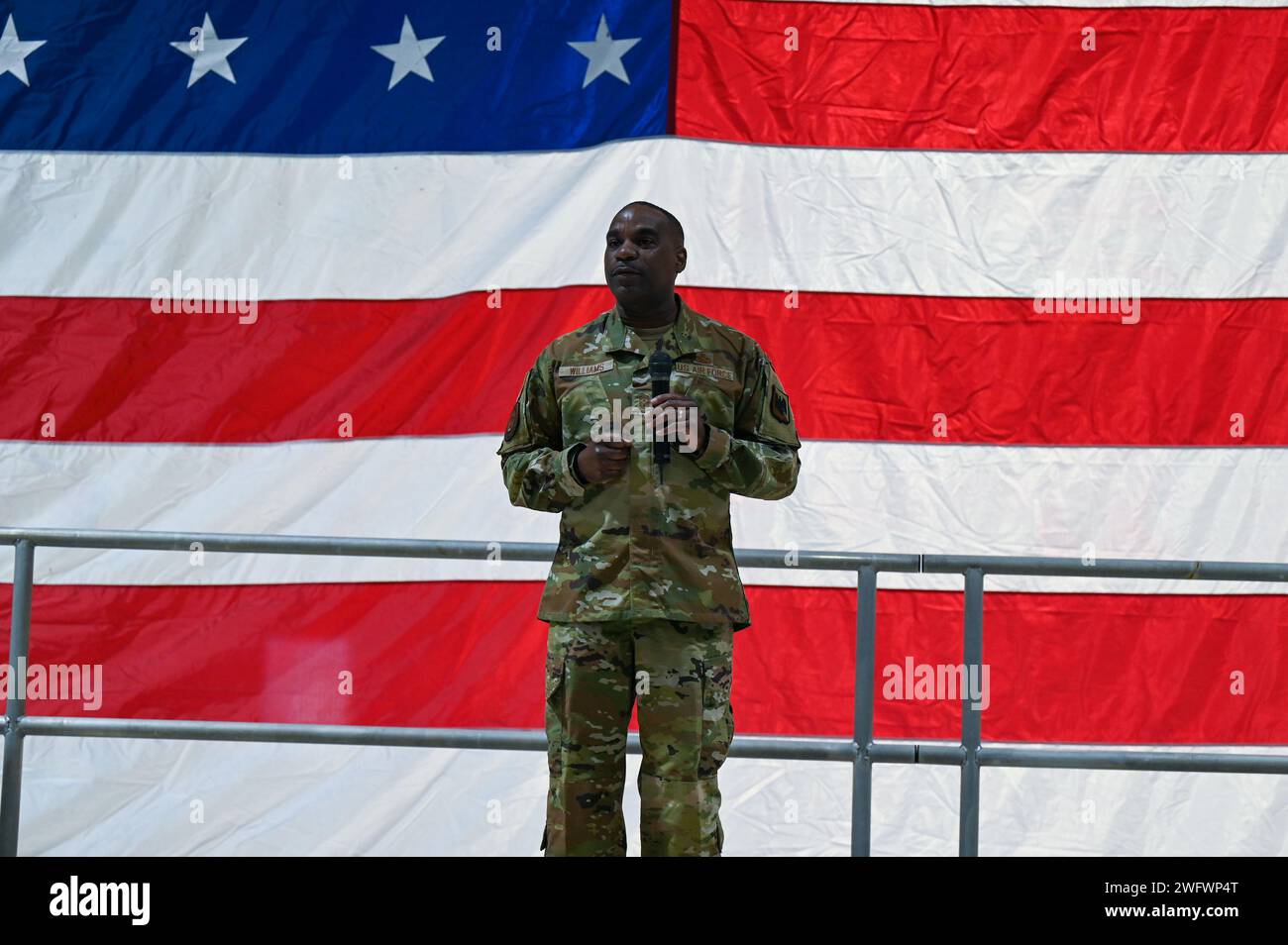 U.S. Air Force Chief Master Sgt. Maurice Williams, command chief, Air ...