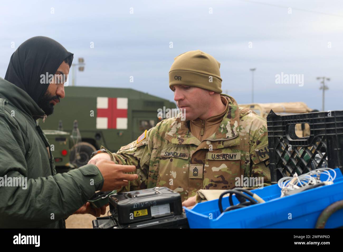United Arab Emirates 11th Mountain Battalion troops and U.S. Army ...