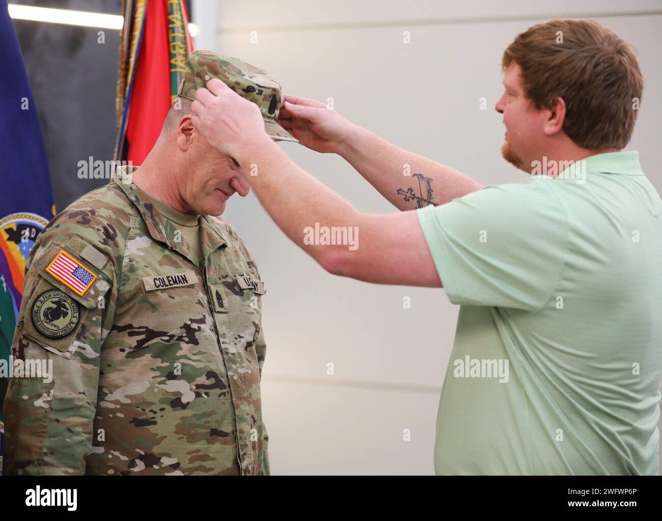 Sgt. Maj. Christopher Coleman was promoted to his current rank by both ...