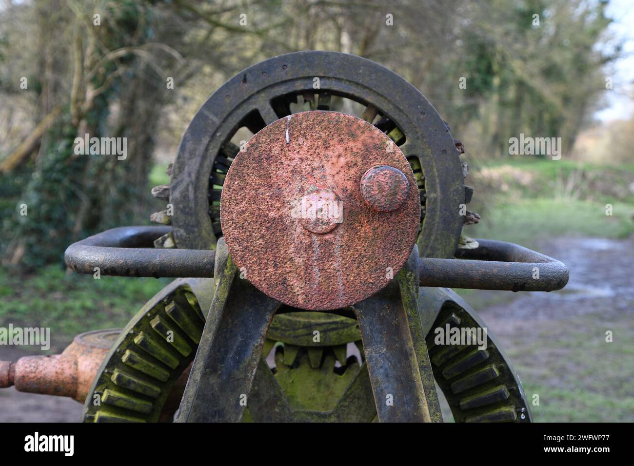 Corroded Hand Pump Stock Photo - Alamy