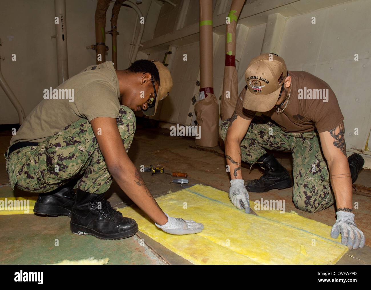 YOKOSUKA, Japan (Jan. 3, 2024) Retail Specialist Seaman Damani Russell ...