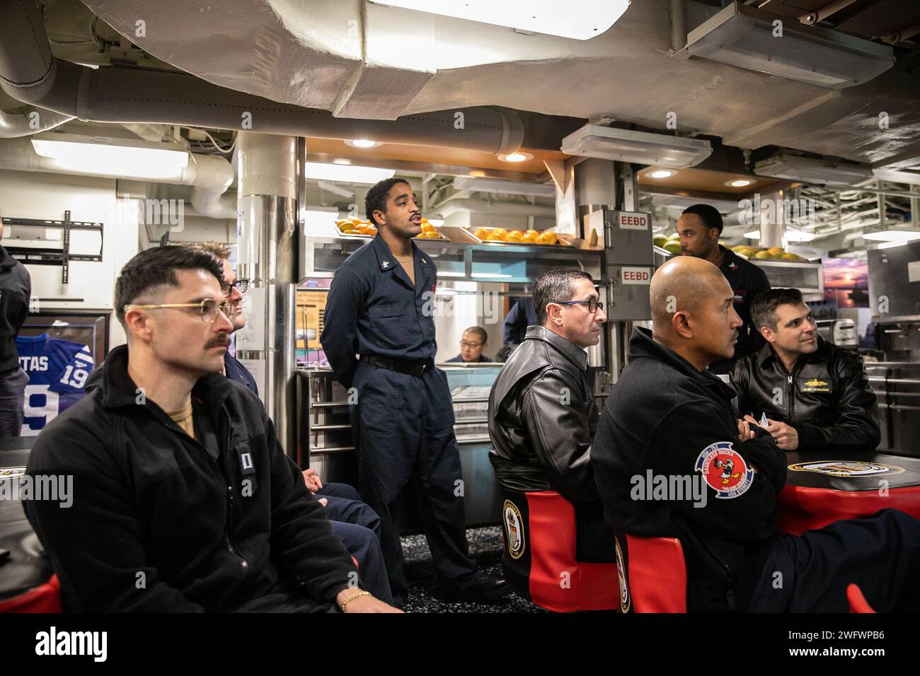 240115-N-VM650-1010 SOUTH CHINA SEA (Jan. 15, 2024) Sailors aboard ...