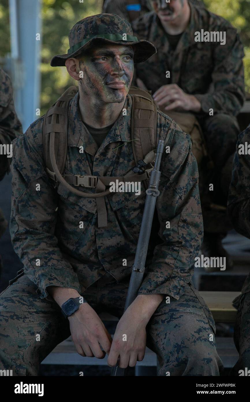U.S. Marine Corps Cpl. Josue Cortes, student, Corporals School, Marine ...