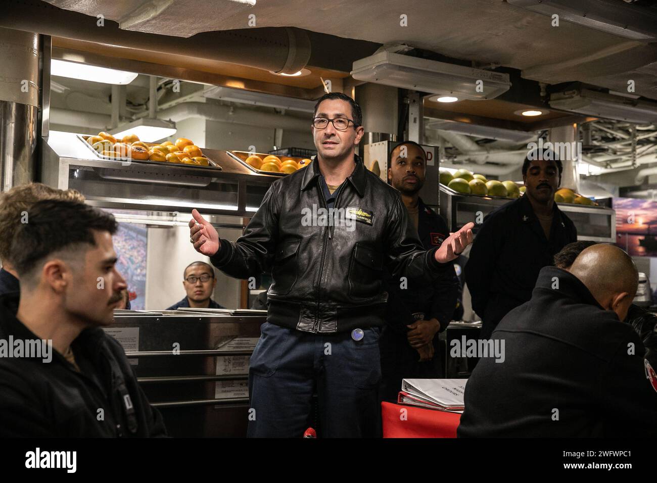 240115-N-VM650-1068 SOUTH CHINA SEA (Jan. 15, 2024) Cdr. Jason Garfield ...