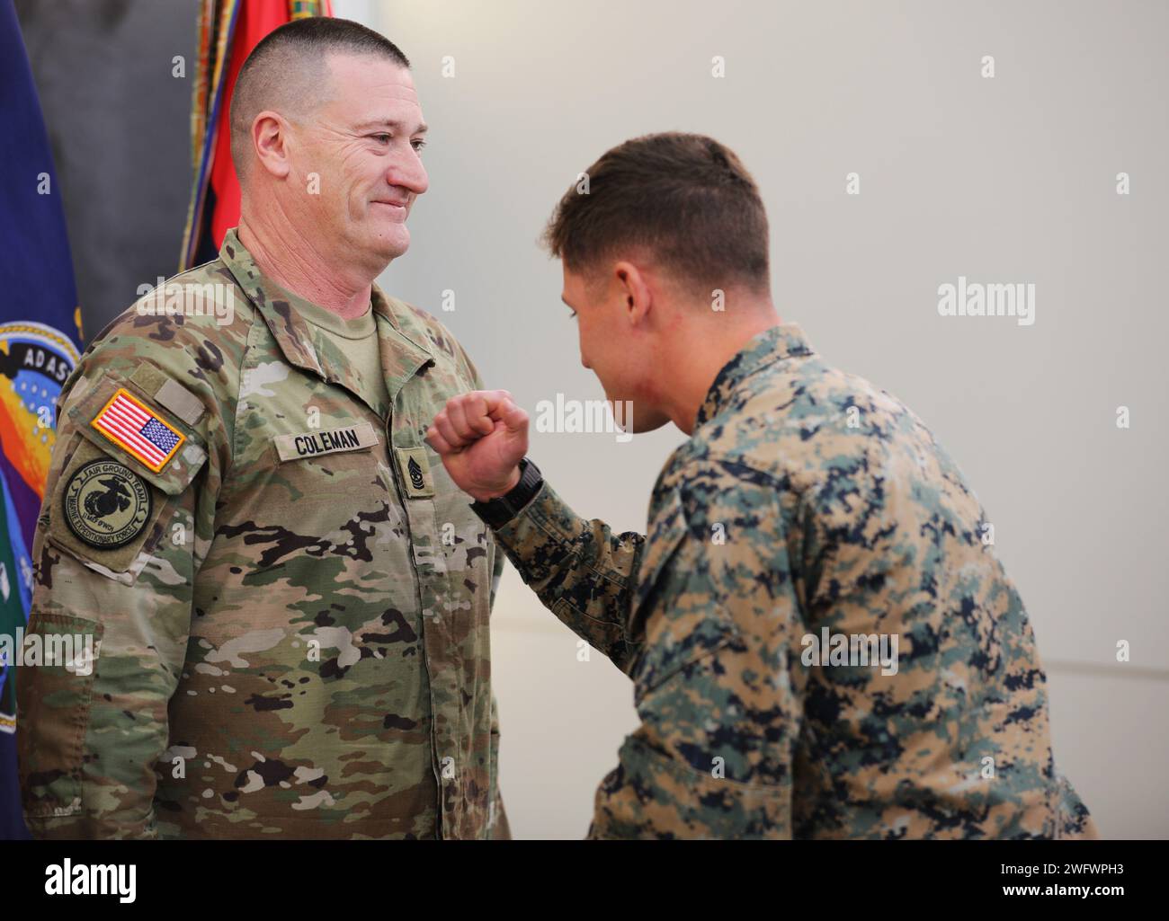 Sgt. Maj. Christopher Coleman was promoted to his current rank by both ...