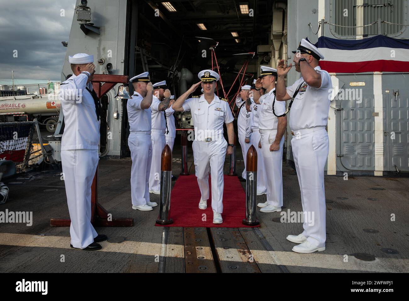 240108-N-VM650-1093 MANILA, PHILIPPINES (Jan. 8, 2024) Capt. Thomas ...