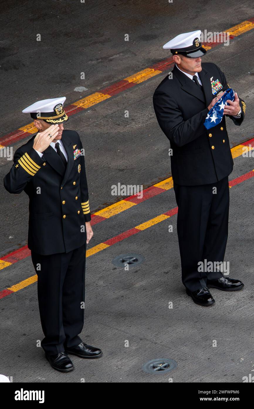 240120-N-ED228-2179 PACIFIC OCEAN (Jan. 20, 2024) Capt. Pete Riebe ...