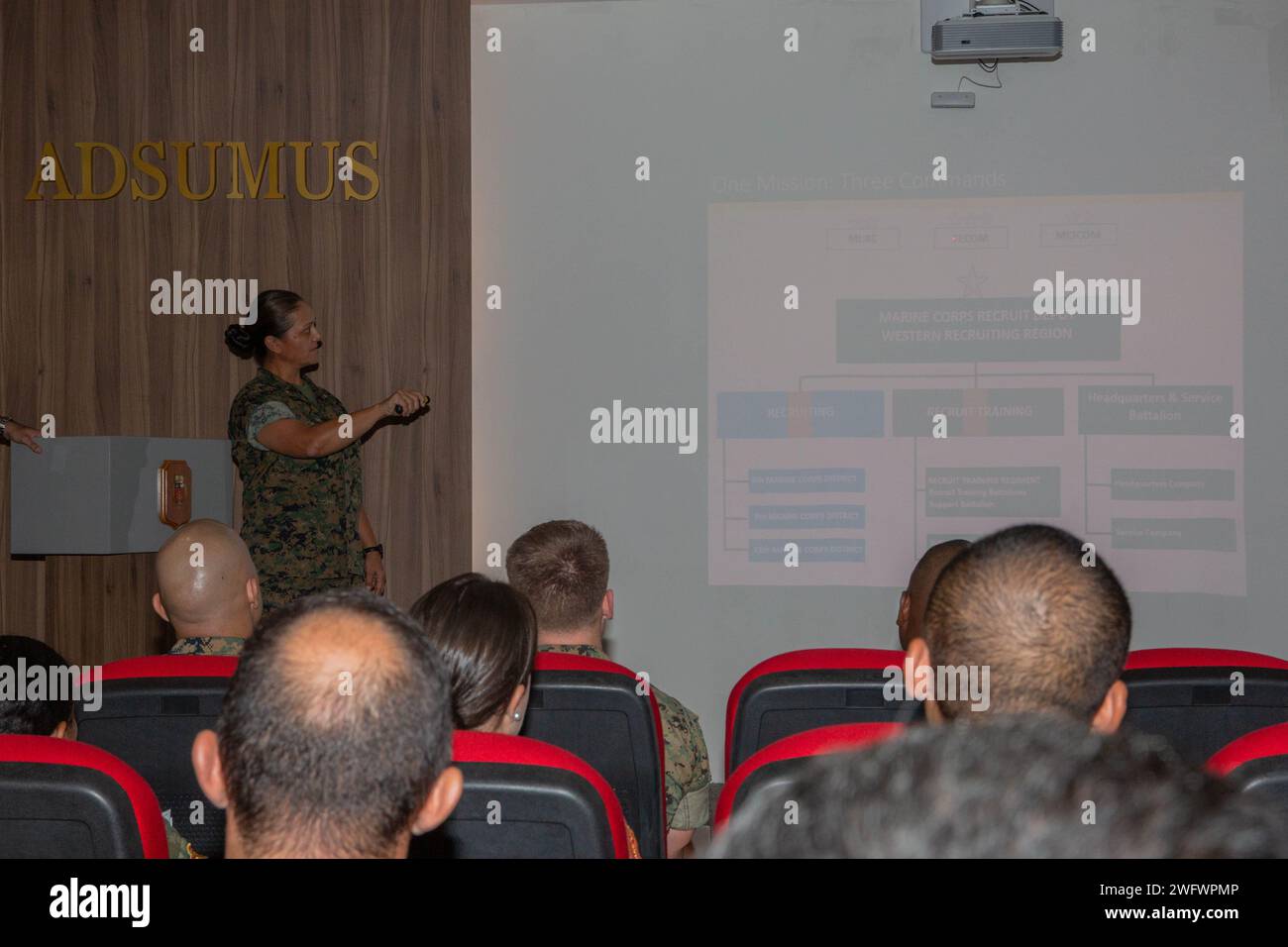 U.S. Marine Corps Lt. Col. Natalie M. Trogus, Recruit Training Regiment ...