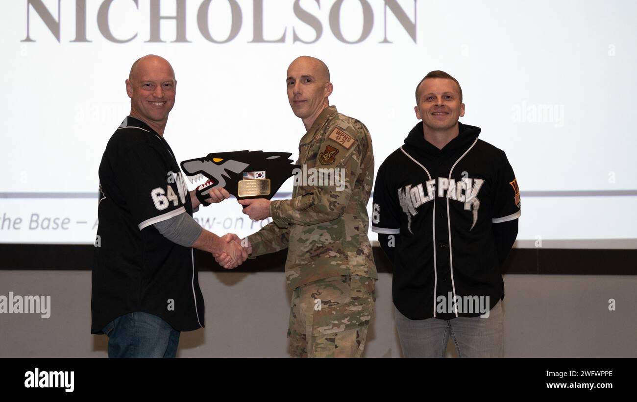 Col. Matthew C. Gaetke, left, 8th Fighter Wing commander, and Chief ...