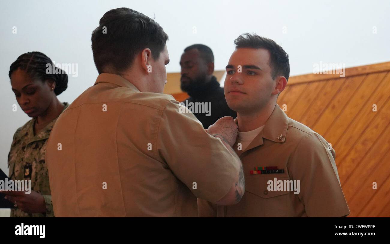 Yorktown, Va. (January 30, 2024) MA3 Peyton Pankey, assigned to Naval ...