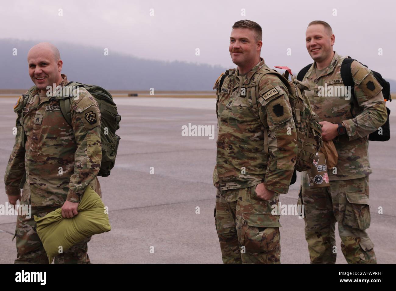 U.S. Army Soldiers with the Pennsylvania National Guard’s 56th Striker Brigade Combat Team, 28th ...