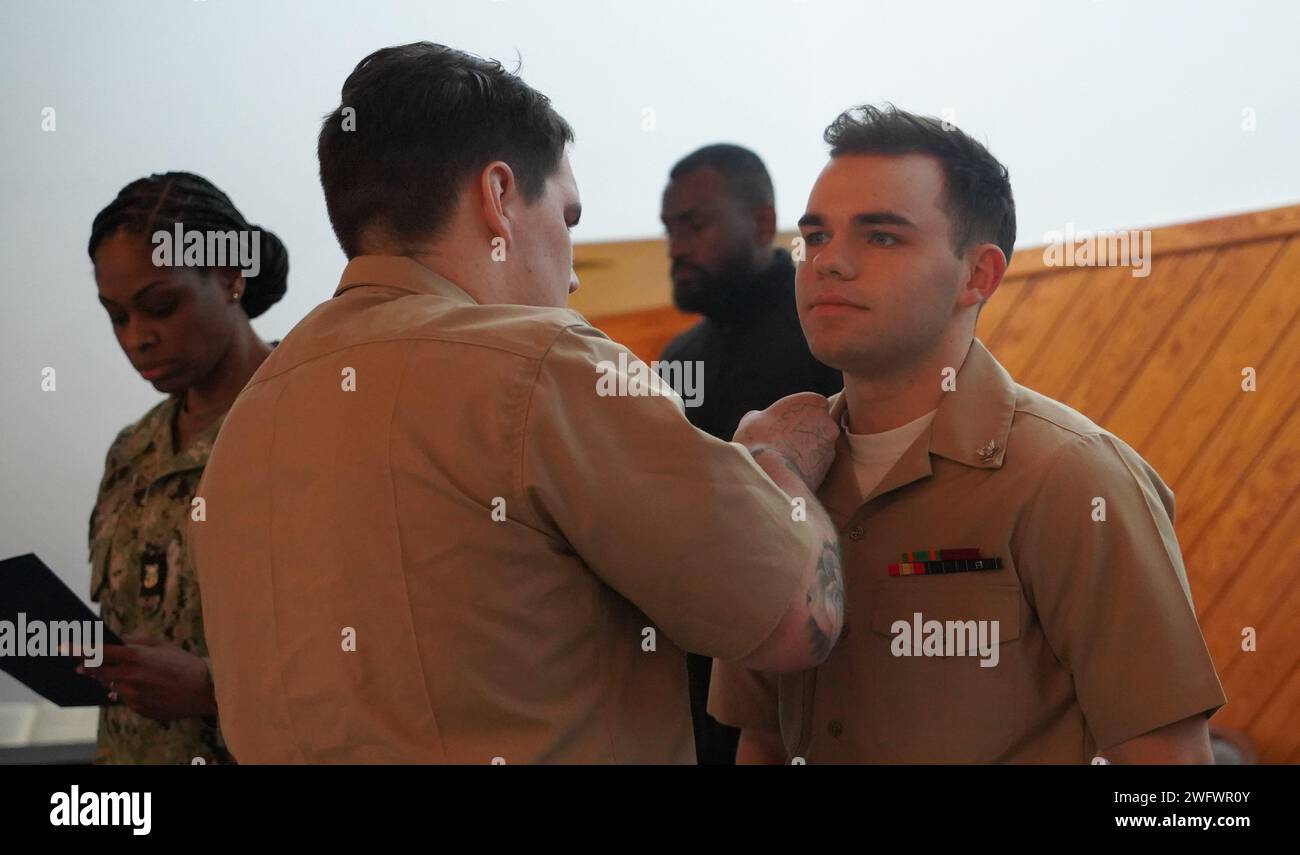 Yorktown, Va. (January 30, 2024) MA3 Peyton Pankey, assigned to Naval ...