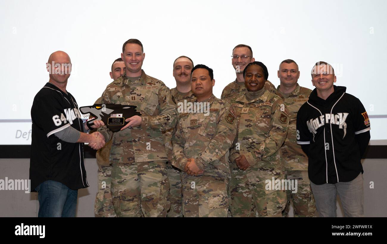 Col. Matthew C. Gaetke, left, 8th Fighter Wing commander, and Chief ...