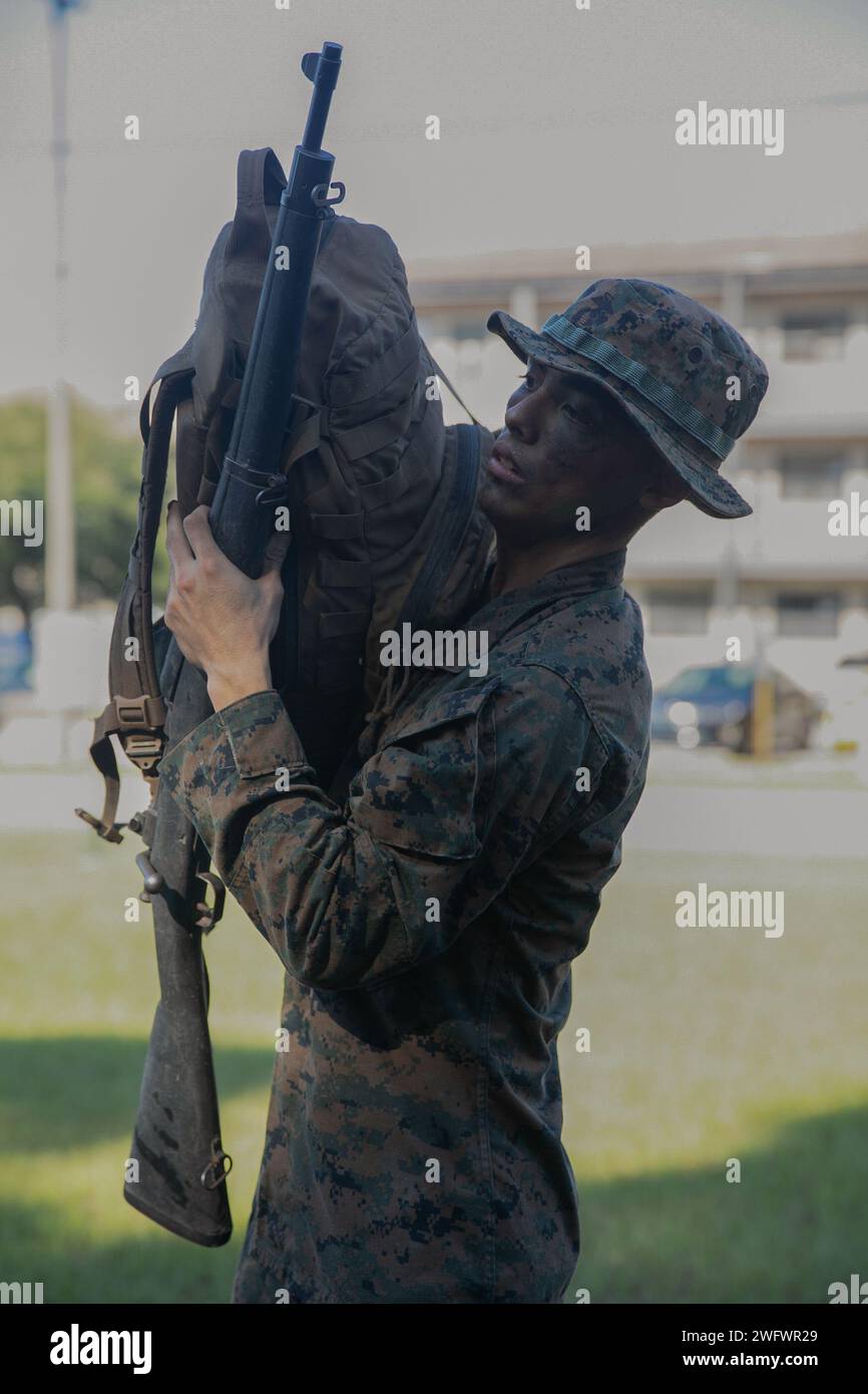 U.S. Marine Corps Cpl. Jared Jones, student, Corporals School, Marine ...