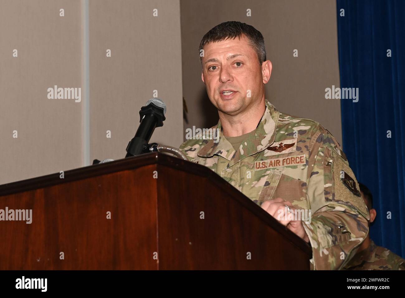 Col. Tanner Woolsey, 607th Air Operations Center incoming commander ...