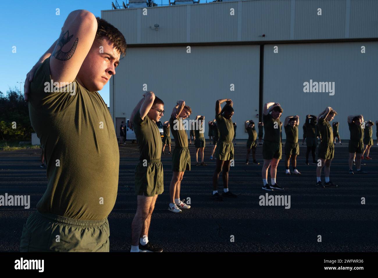 U.S. Marines with Marine Aerial Refueler Transport Squadron 153 (VMGR ...